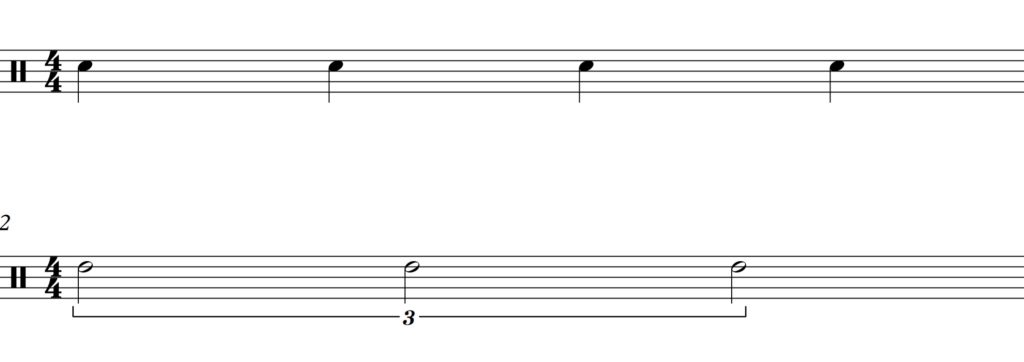 Triolet en musique : une définition - BatteurPro