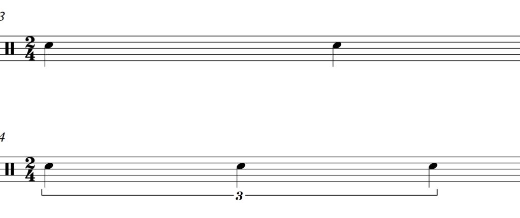 Triolet en musique : une définition - BatteurPro